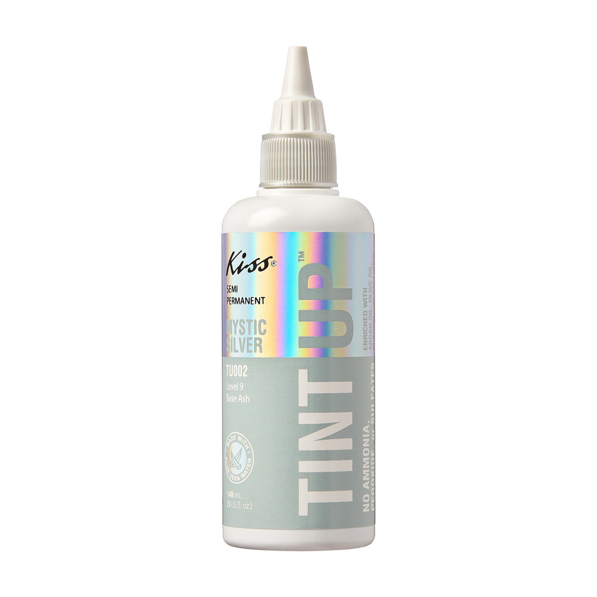 KISS Tint-Up Semi Permanent Hair Color, 148mL (5 fl oz) - Mystic Silver