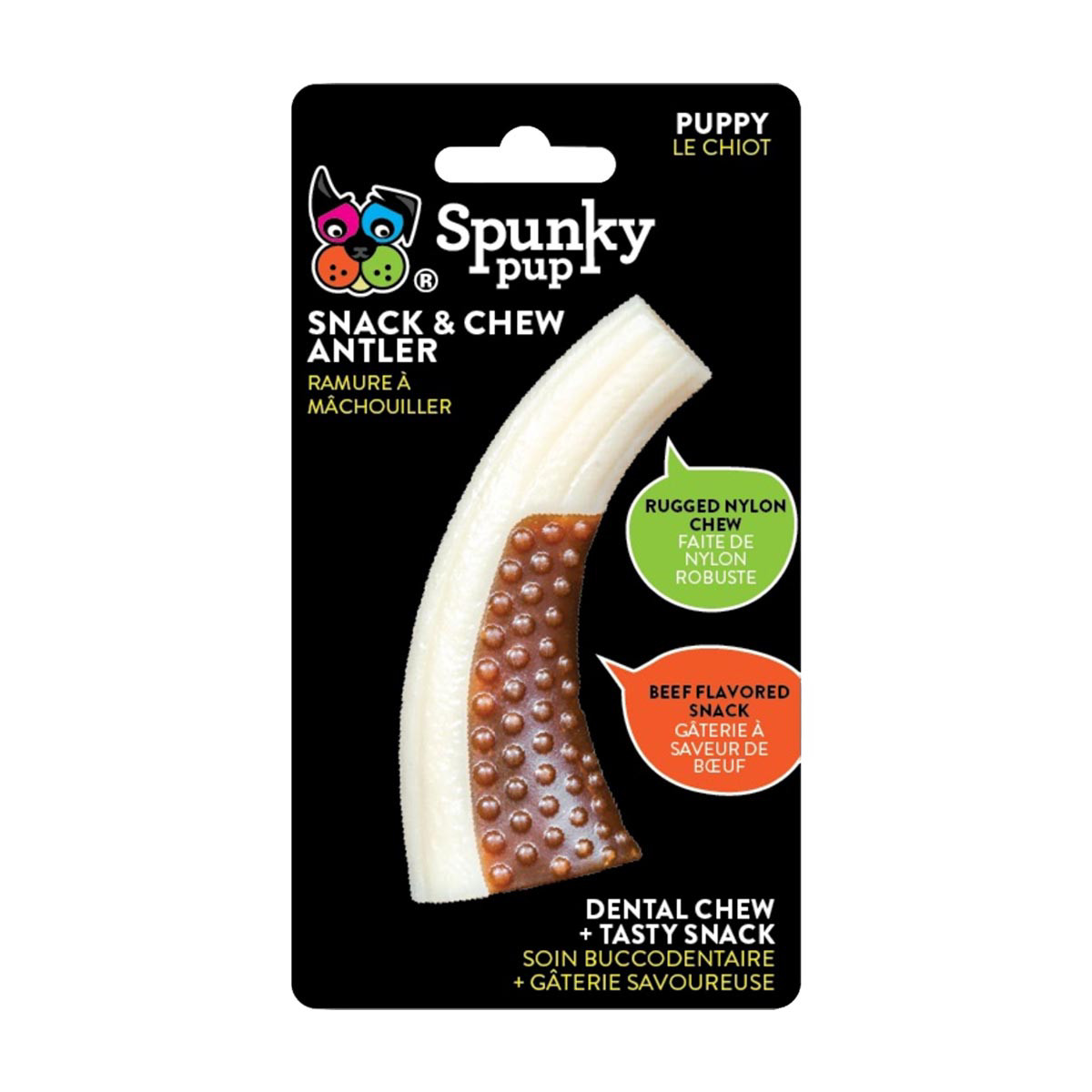Spunky Pup Snack & Chew Antler