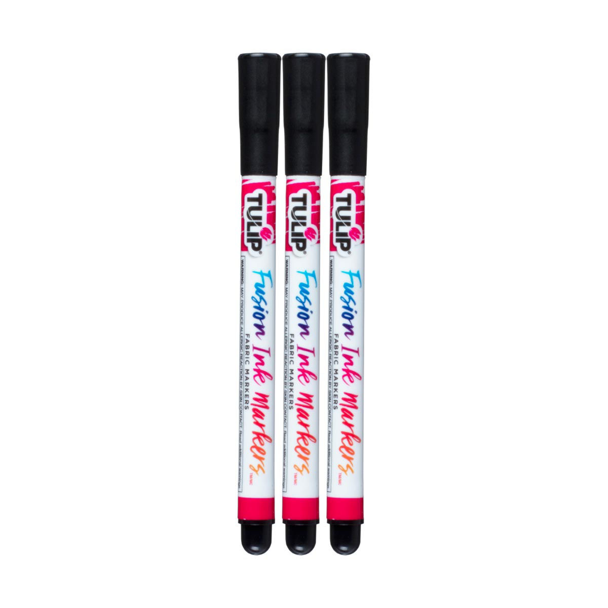 Tulip Sublimation Fabric Marker, Black, 3 Pack