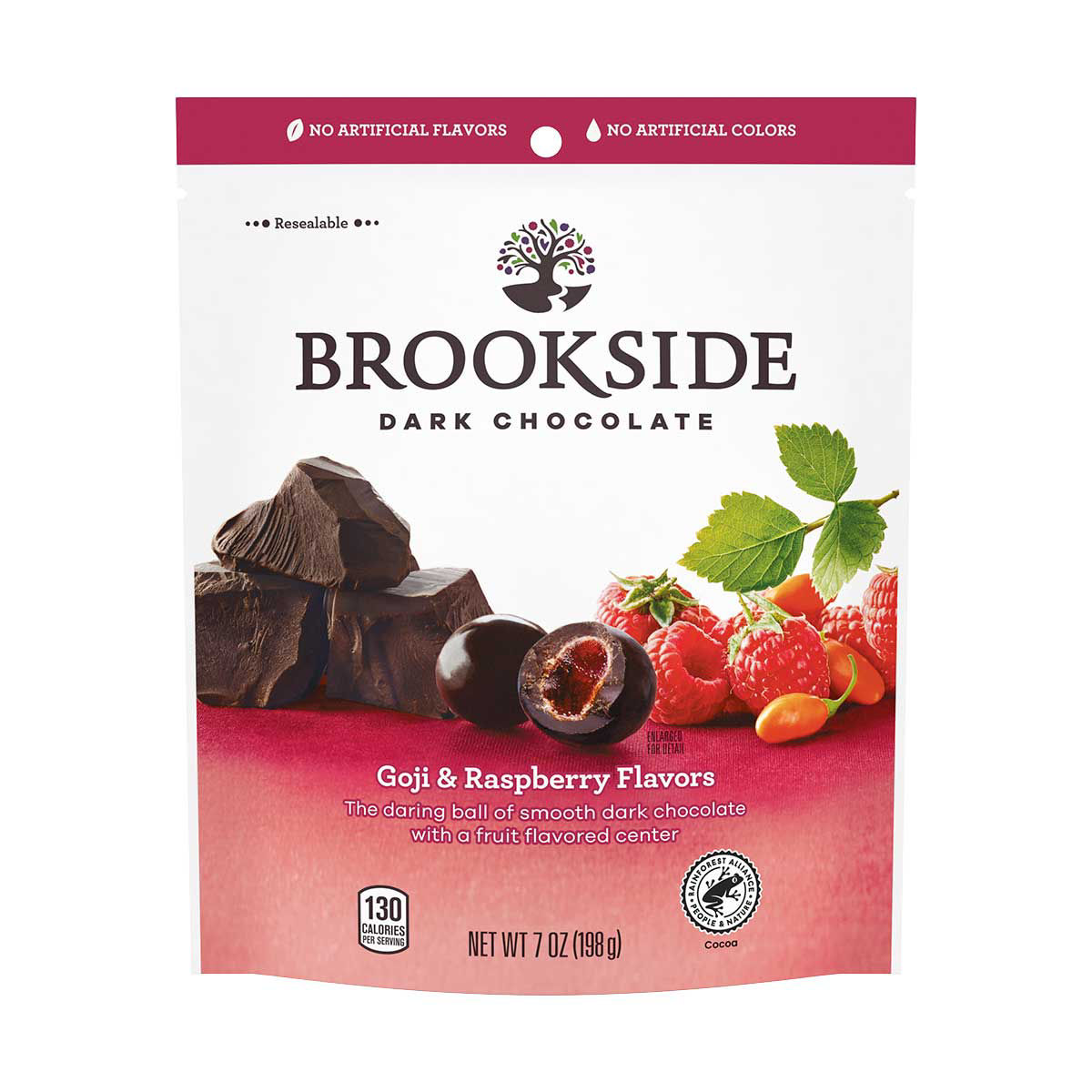 Brookside Goji & Raspberry Flavors Dark Chocolate, 7 oz.