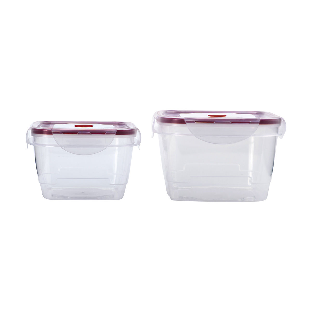 TrueLiving Snap Square Lid Container, 4 Pieces
