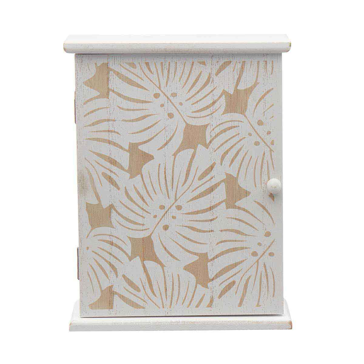 Wooden Key Storage Cabinet Box Decor