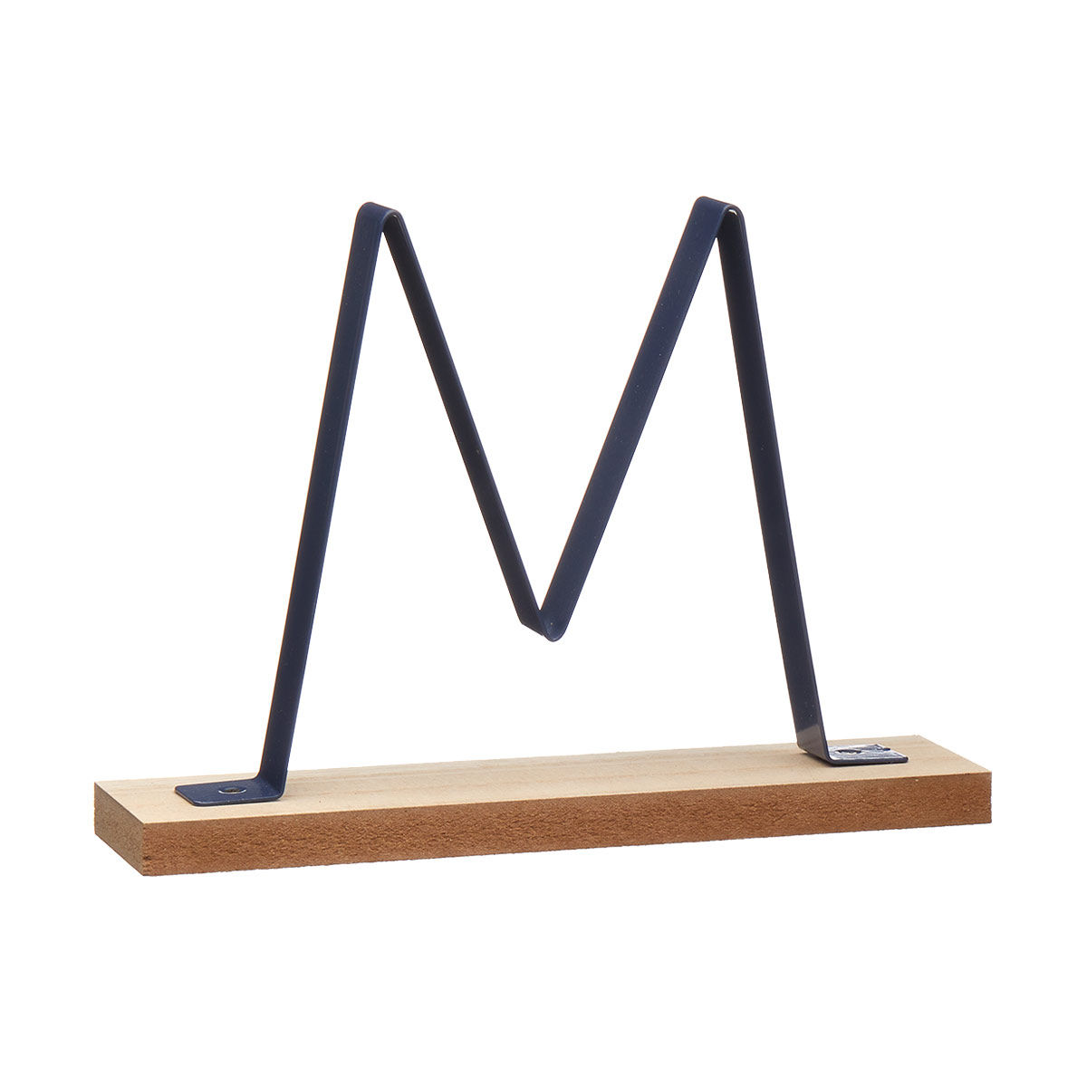 Metal Painted Monogram Letter M Tabletop Decor