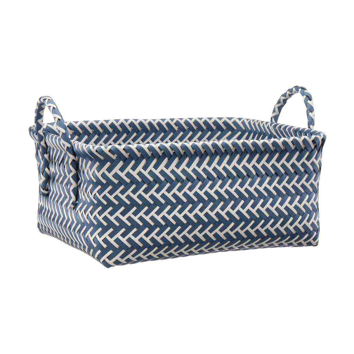 Navy Weave Basket, Small