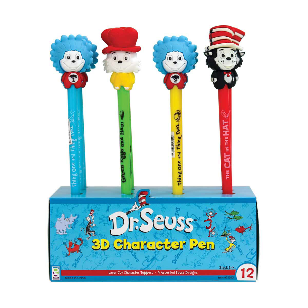 Raymond Geddes Dr Seuss 3D Character Pens
