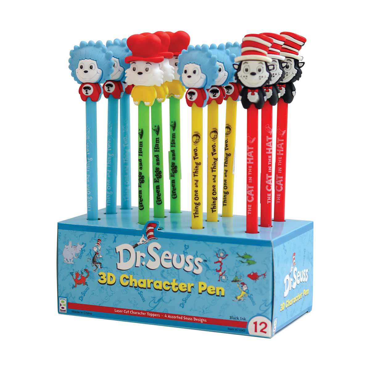 Raymond Geddes Dr Seuss 3D Character Pens
