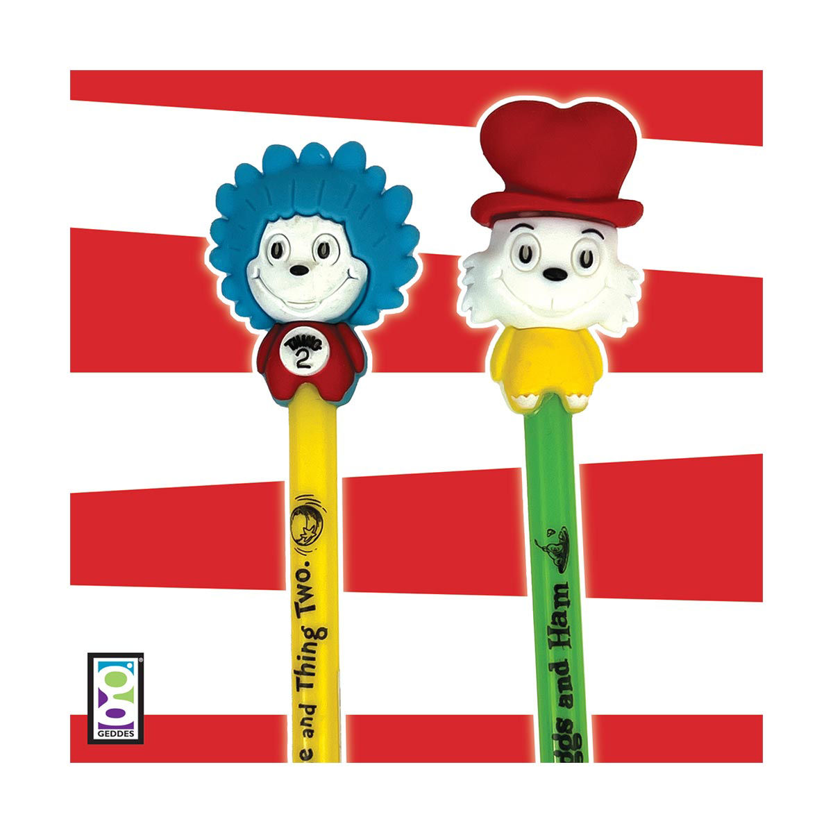 Raymond Geddes Dr Seuss 3D Character Pens