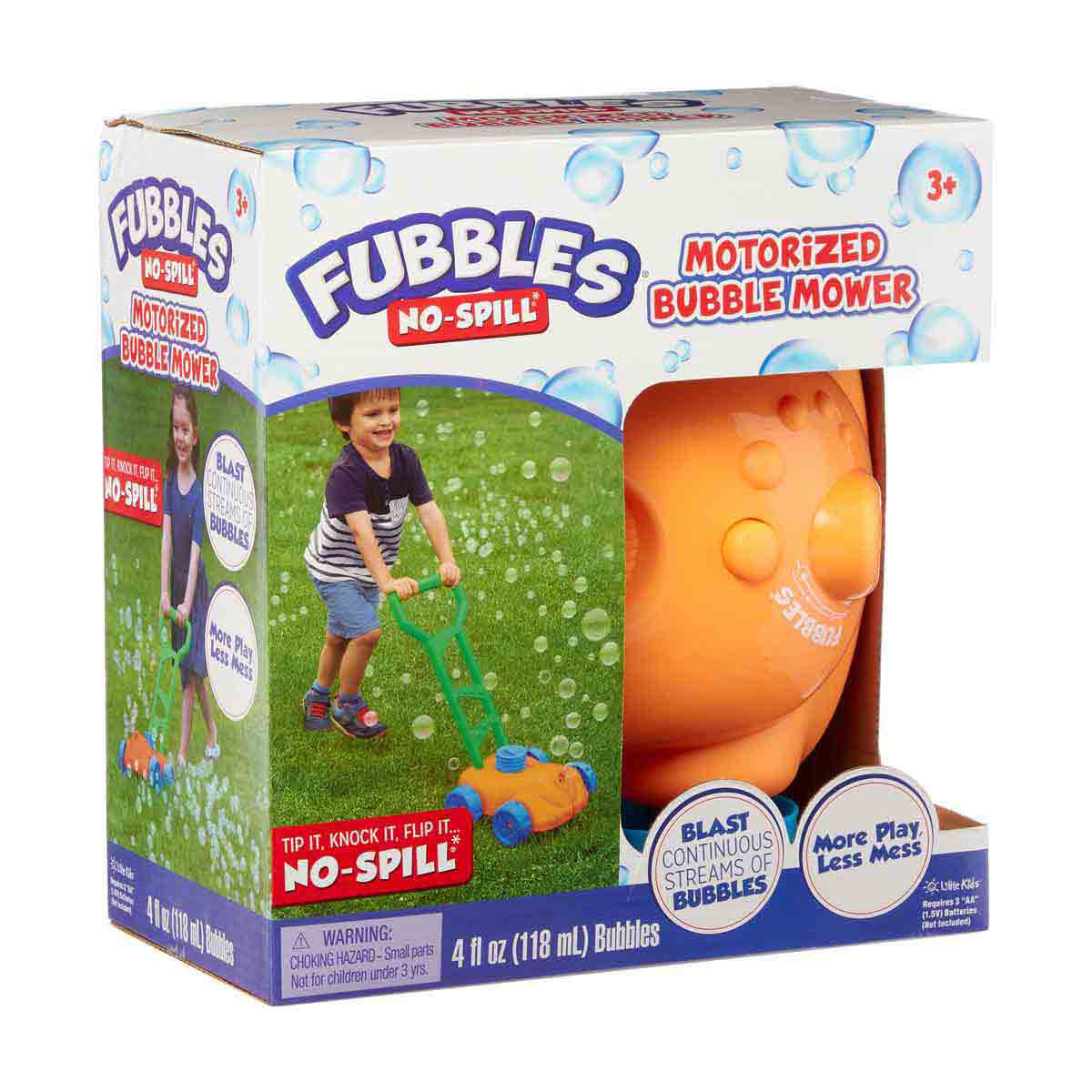 Little Kids Fubbles No Spill Motorized Bubble Mower