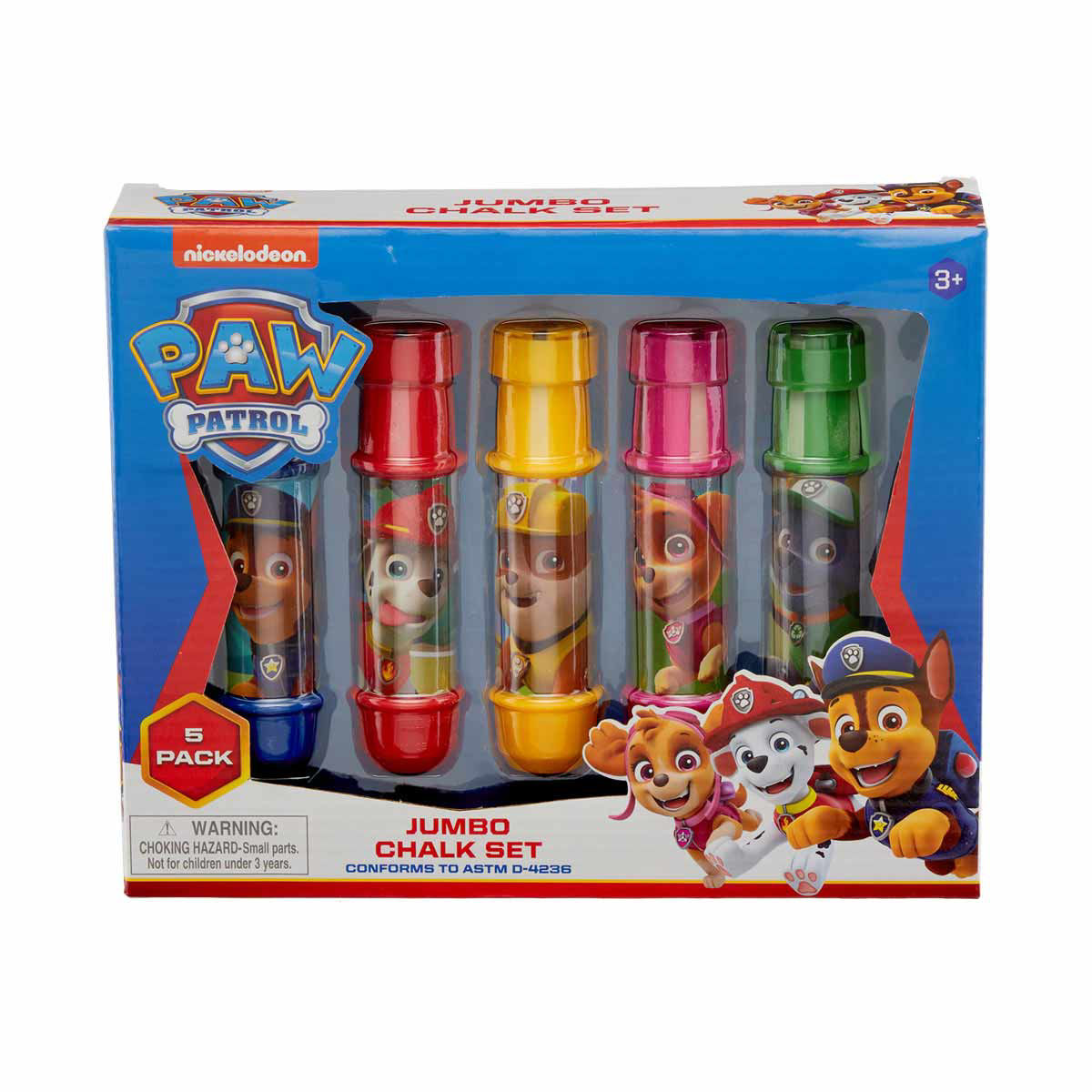Licensed Character Jumbo Chalk Set, Pack of 5