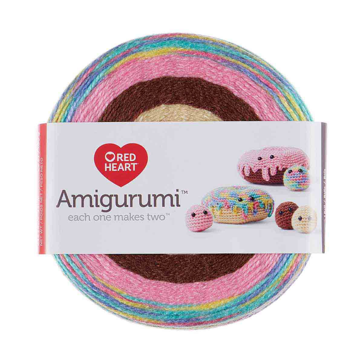 Red Heart Donut Amigurumi Yarn Set