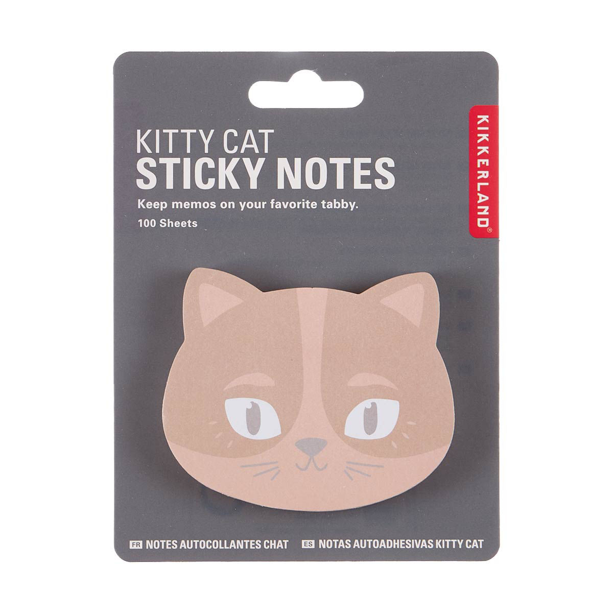 Kitty Cat Sticky Note Set, 100 Sheet