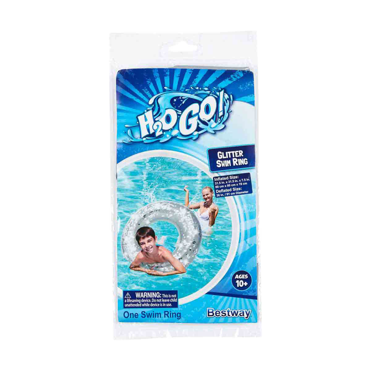 H2OGO! Glitter Swim Ring, 36 in.