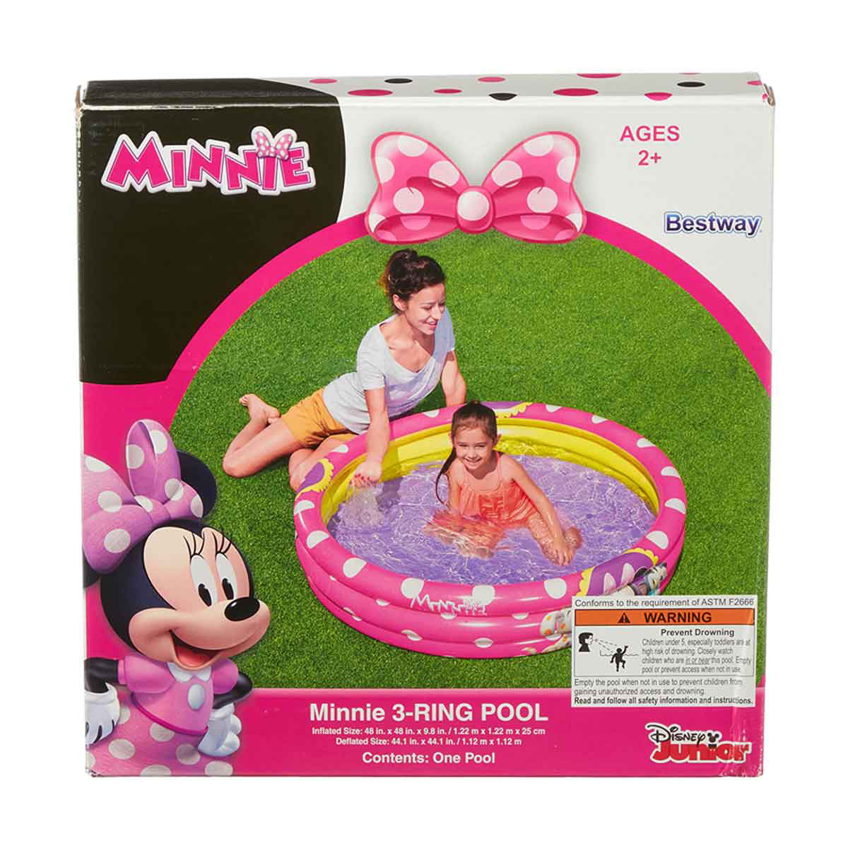 Bestway Minnie 3-Ring Pool, 48 Inches