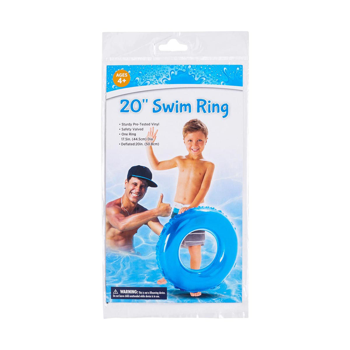 H2OGO! Inflatable Swim Ring, 20 in.