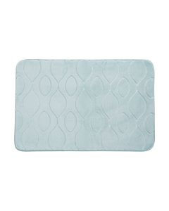 Light Blue Rectangular Velvet Mat