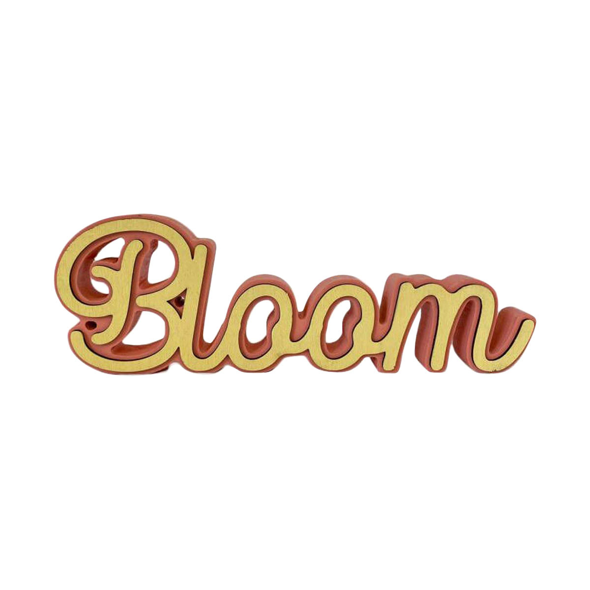 'Bloom' Wooden Word Tabletop Décor