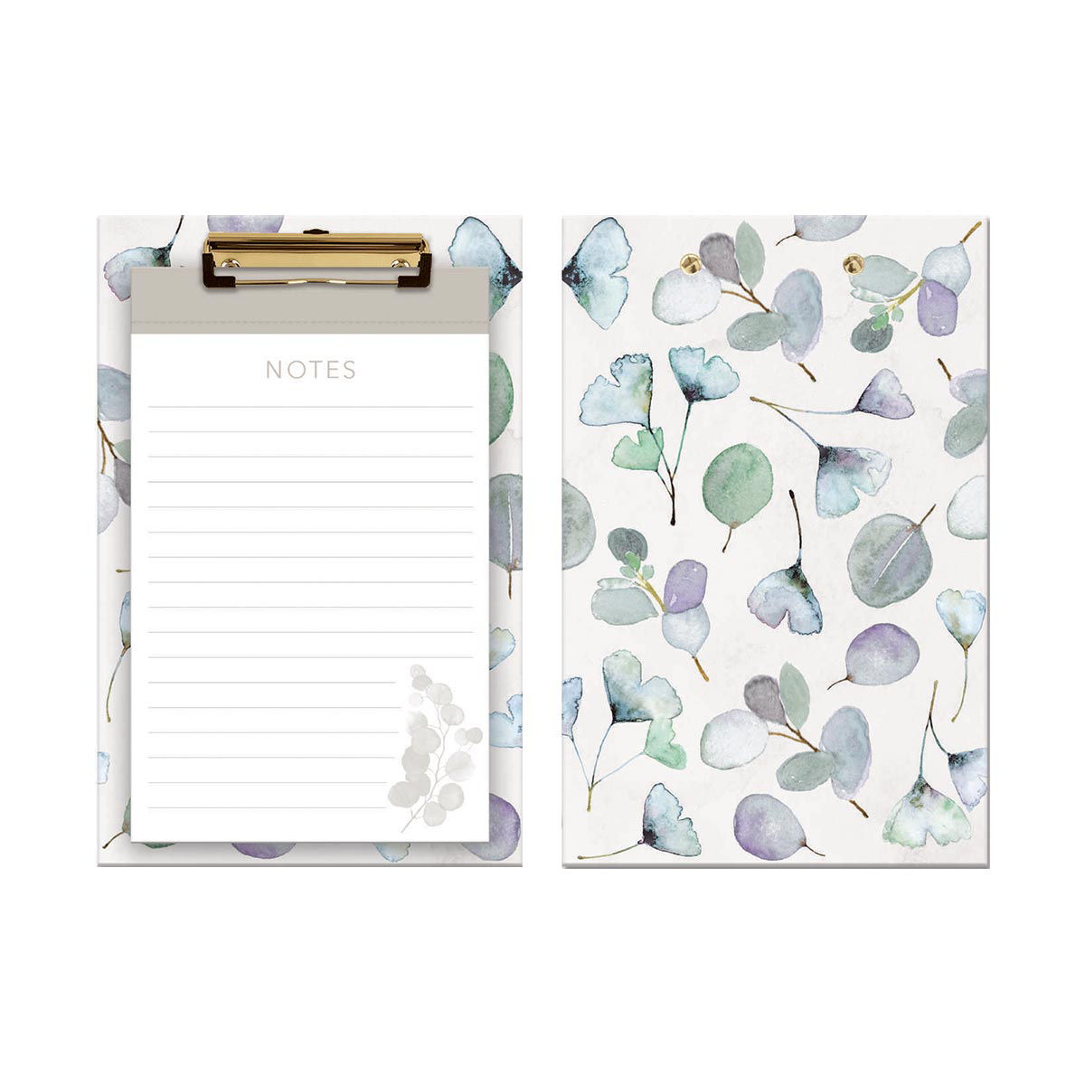 Eucalyptus Junior Clipboard with Notepad Swirl