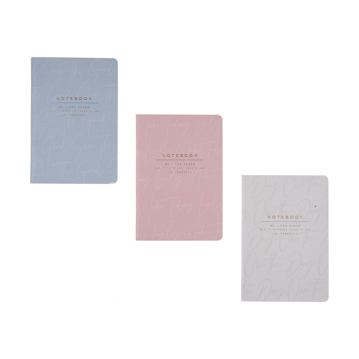 Own the Day Mini Journal Set, 3 Count