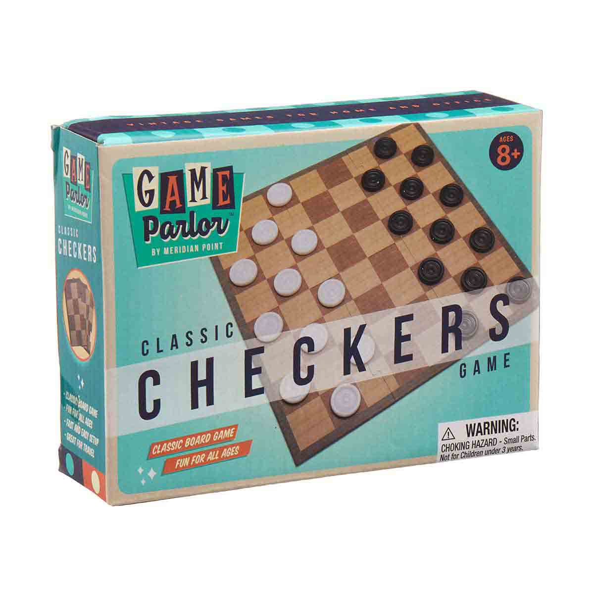 Meridian Point Game Parlor Classic Checkers Board Game
