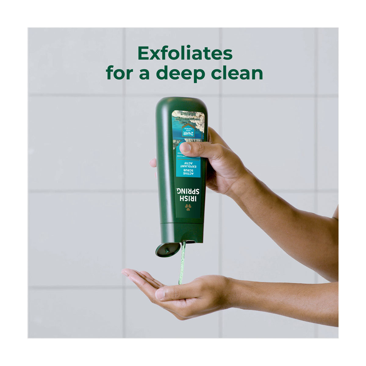 Irish Spring Deep Action Active Scrub Moisturizing Face & Body Wash, 20 ...