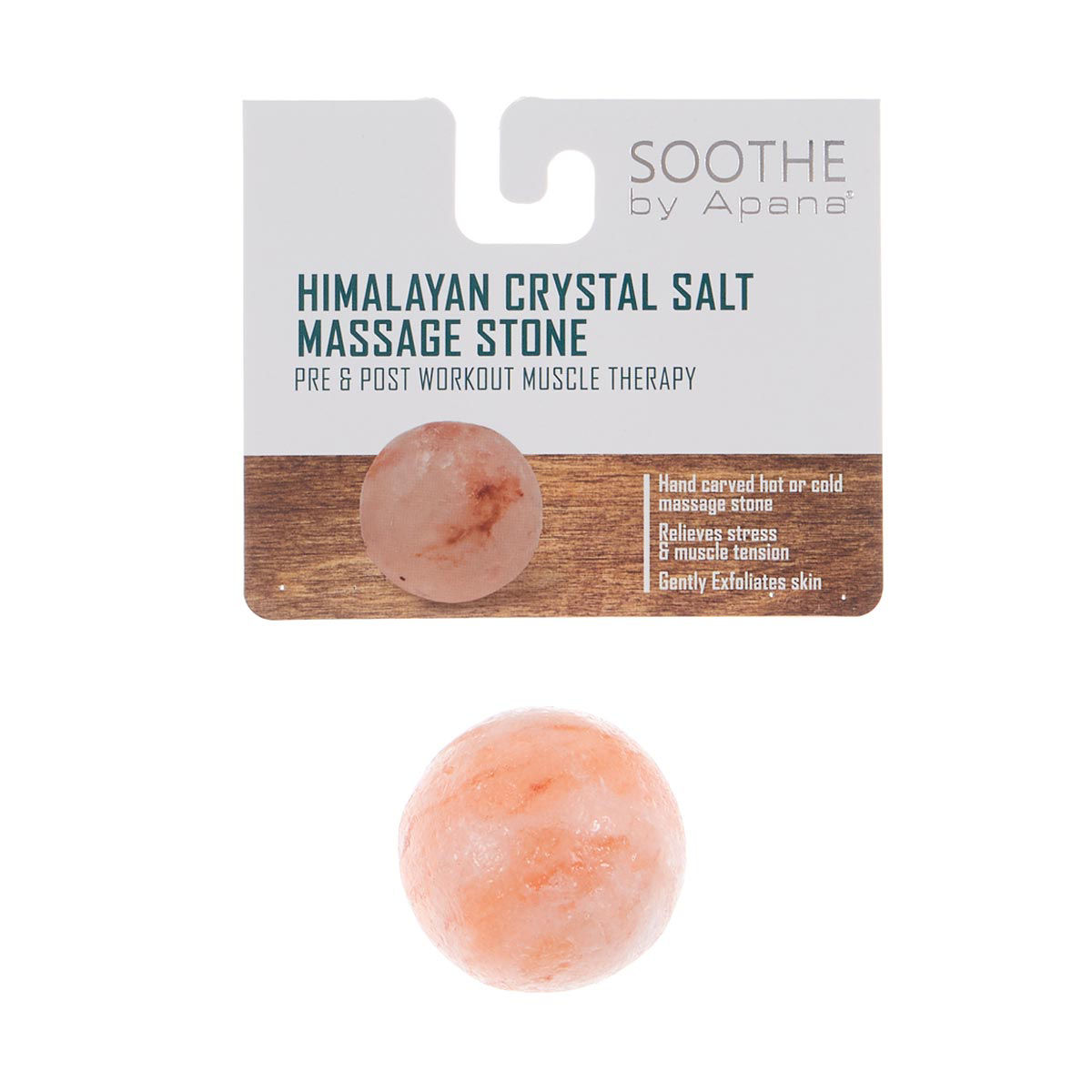 Soothe by Apana Himalayan Crystal Salt Massage Stone