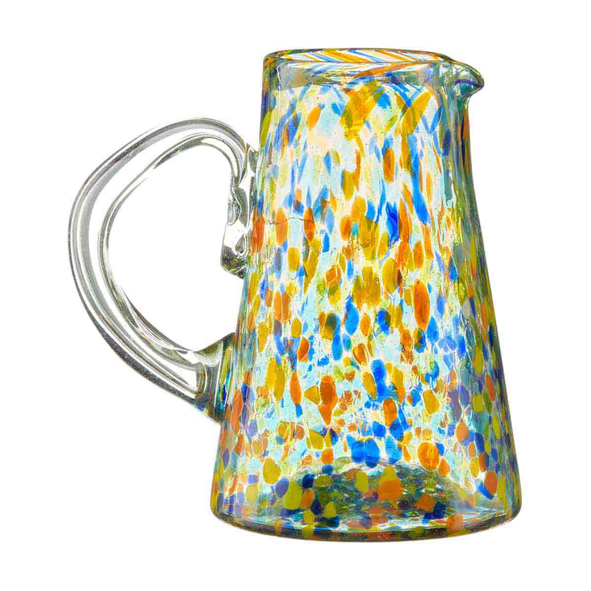 Mexican Carnaval Glass Pitcher, 80 oz.