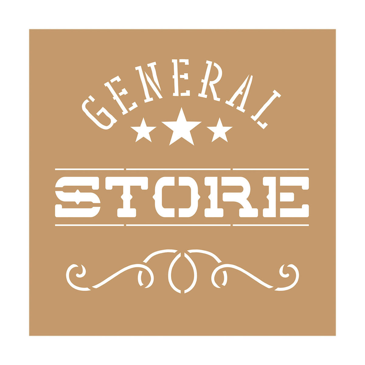 DecoArt Value Kraft General Store Stencil | Hamilton Place