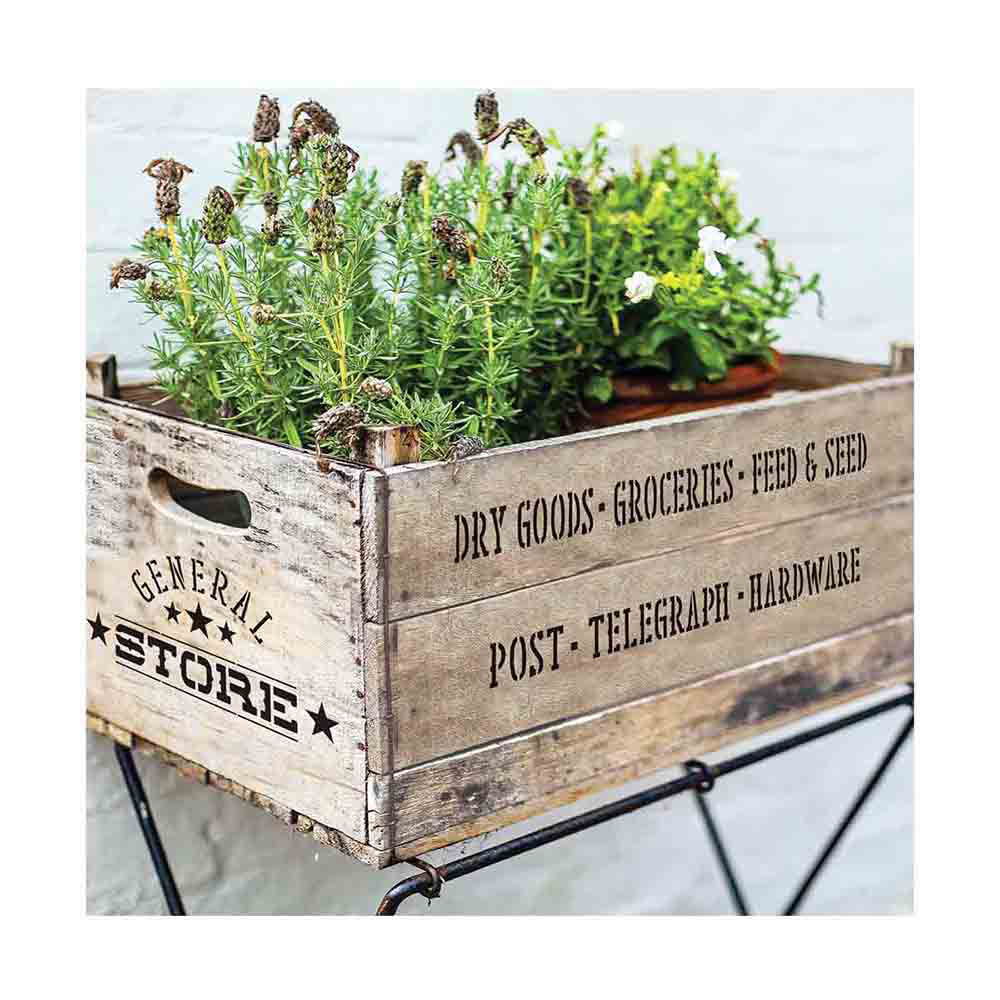 DecoArt Value Kraft General Store Stencil | Hamilton Place