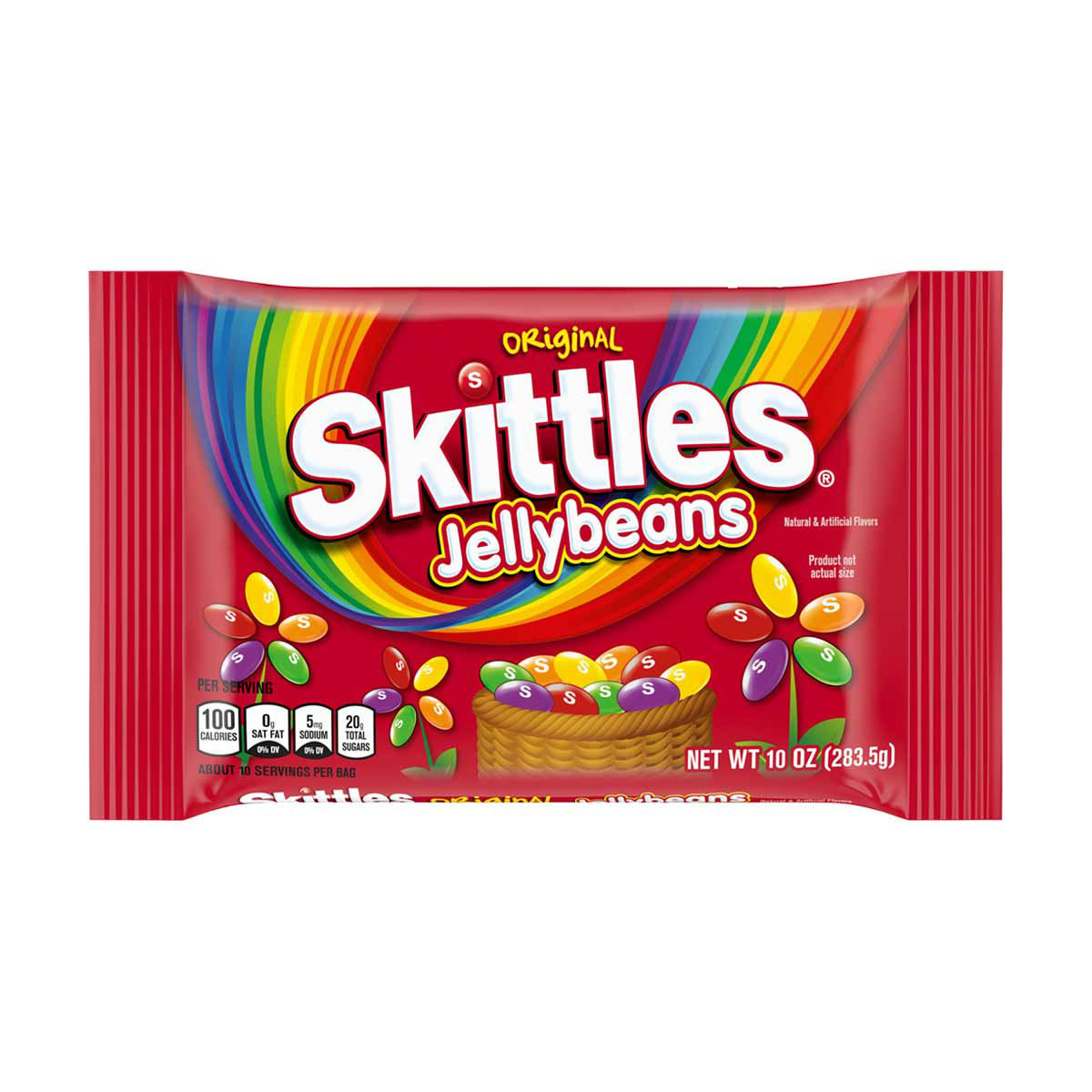 Skittles Original Jelly Beans Easter Candy, 10 oz