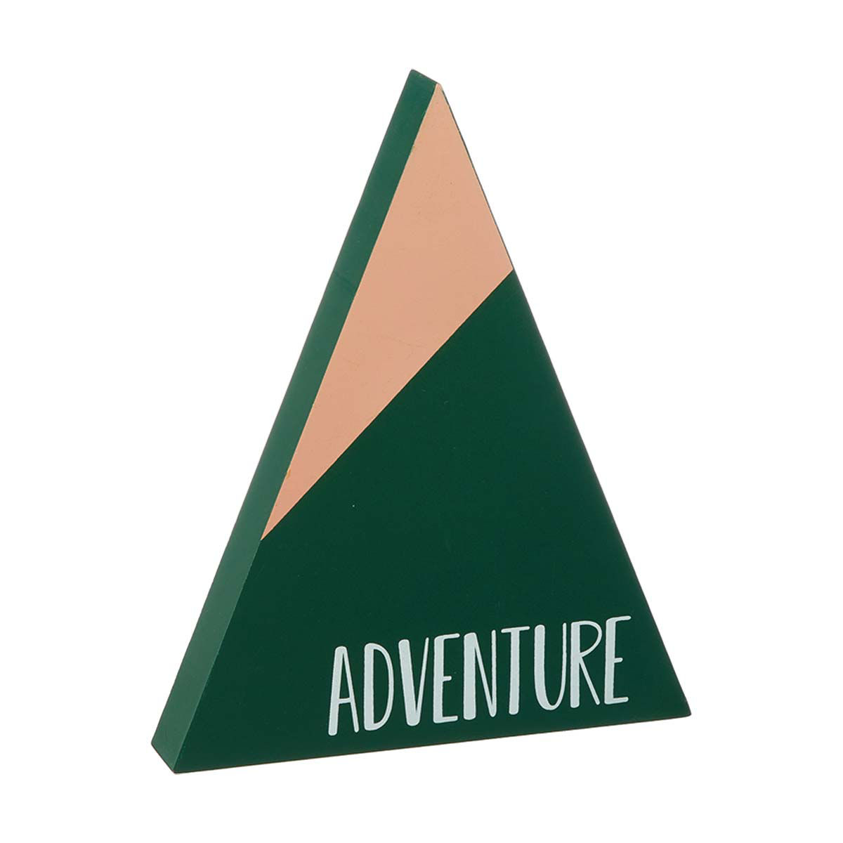 Adventure' Printed Triangular Tabletop Décor