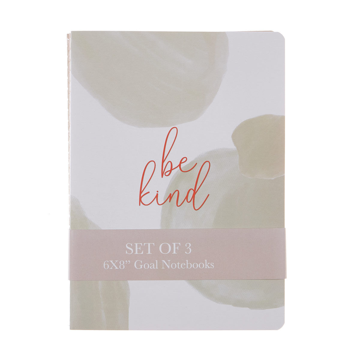 Set of 3 Lined Goal Notebooks, 6x8 in.