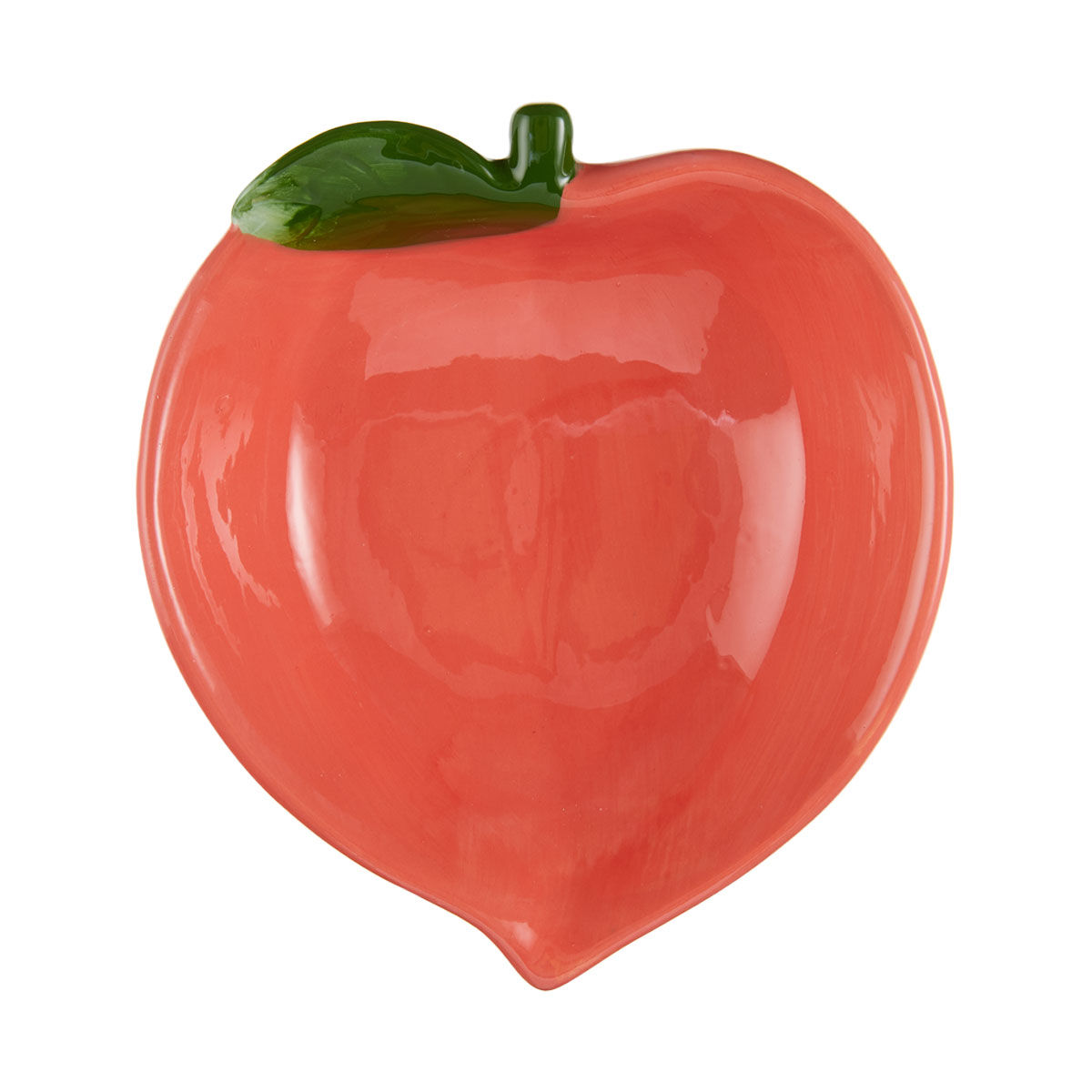 Peach Shaped Ceramic Bowl