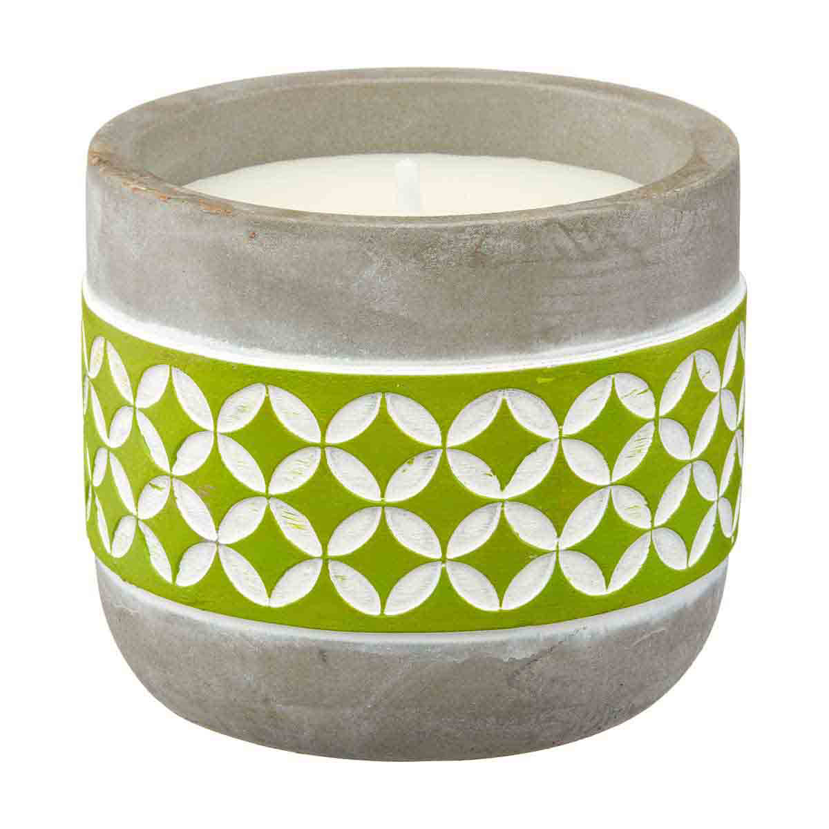 Decorative Cylindrical Citronella Geometric Pot