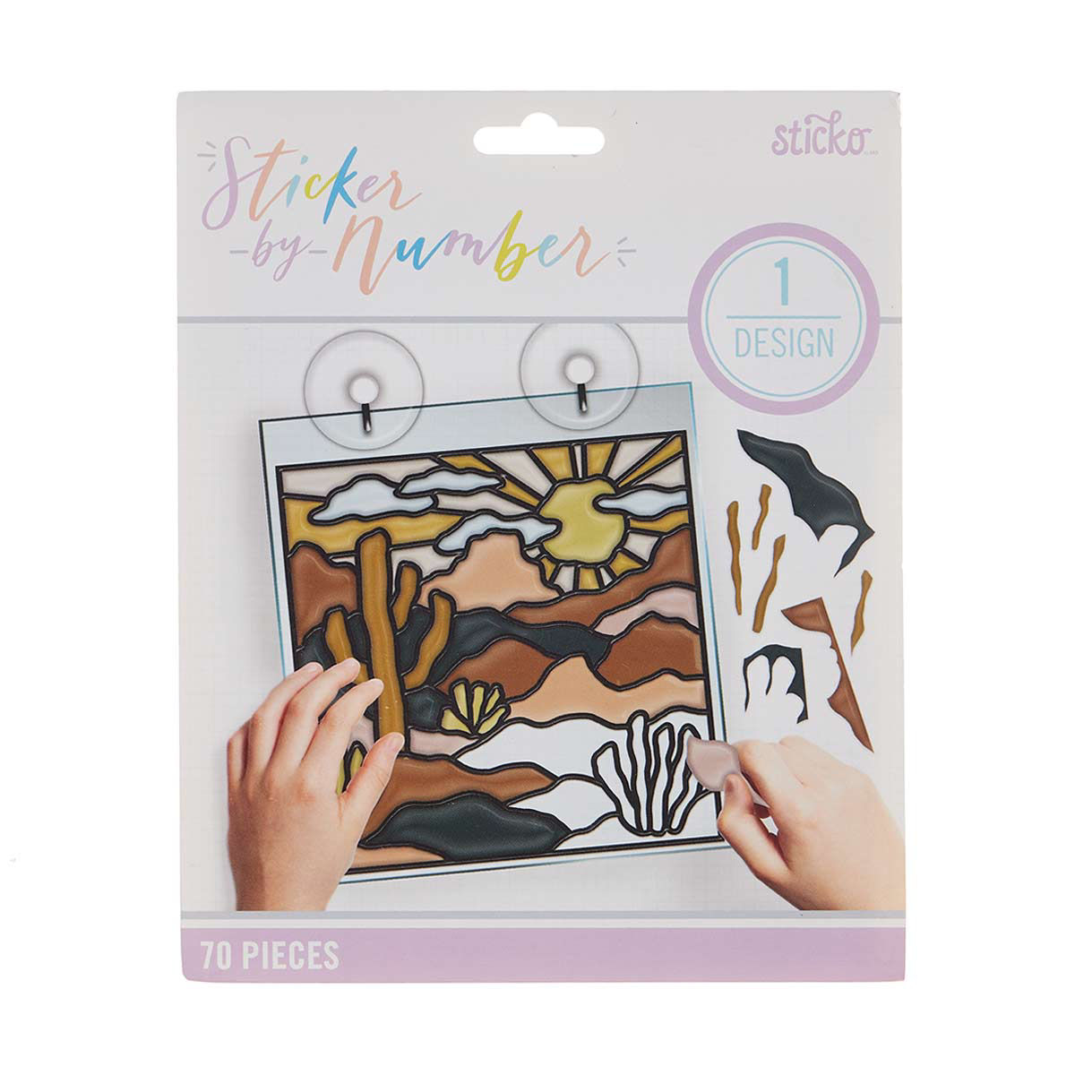 Sticko Desert Scene Sticker by Number Set