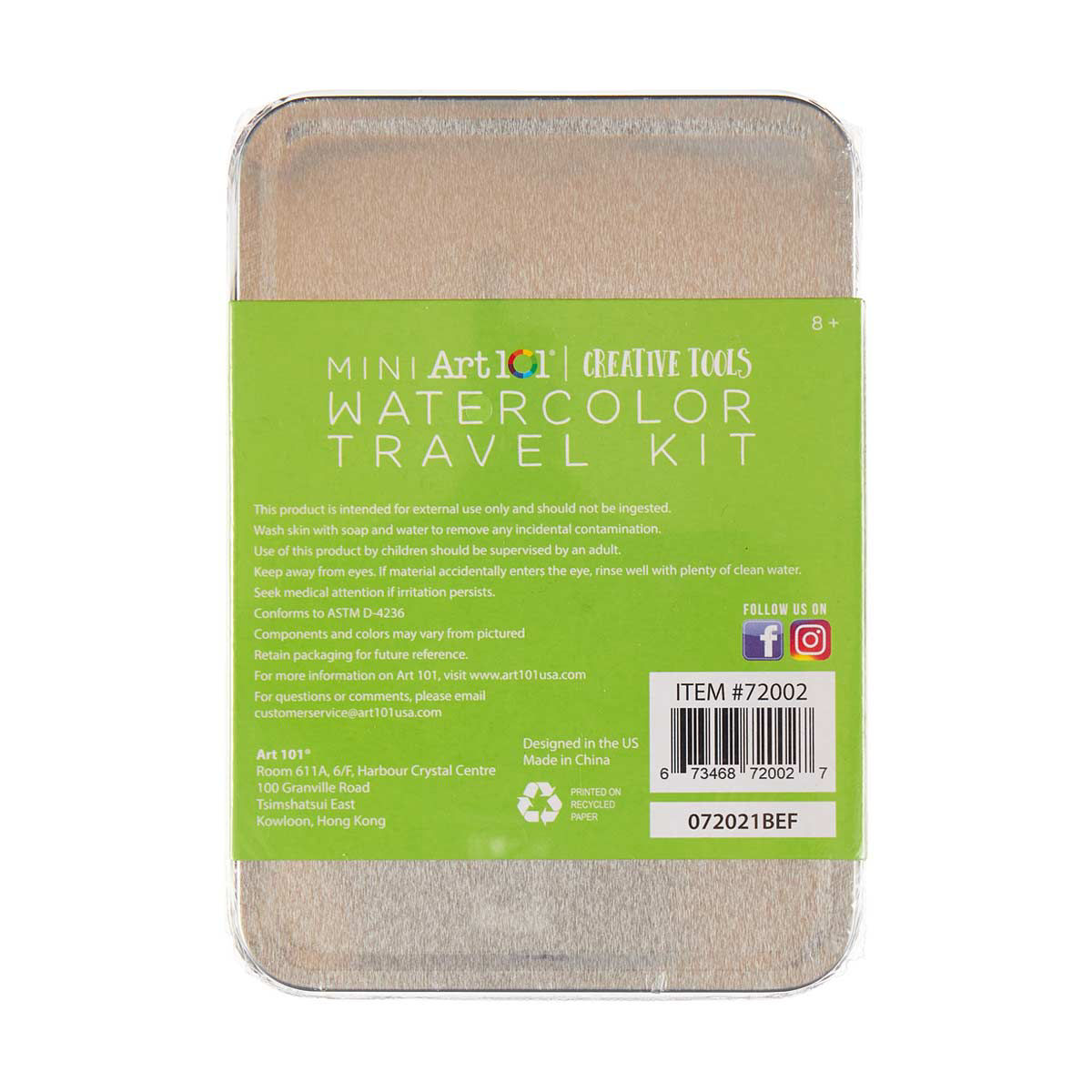 Mini Art 101 Watercolor Travel Kit
