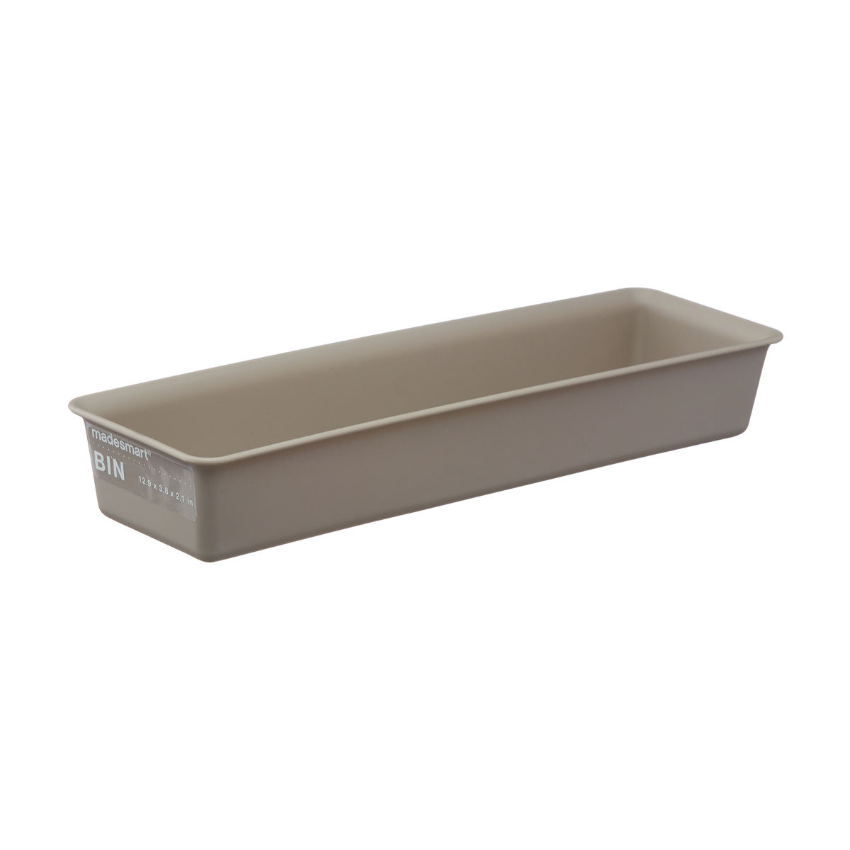 Madesmart Heavy Duty Nonslip Modular Storage Organizer Bin, Soft Gray