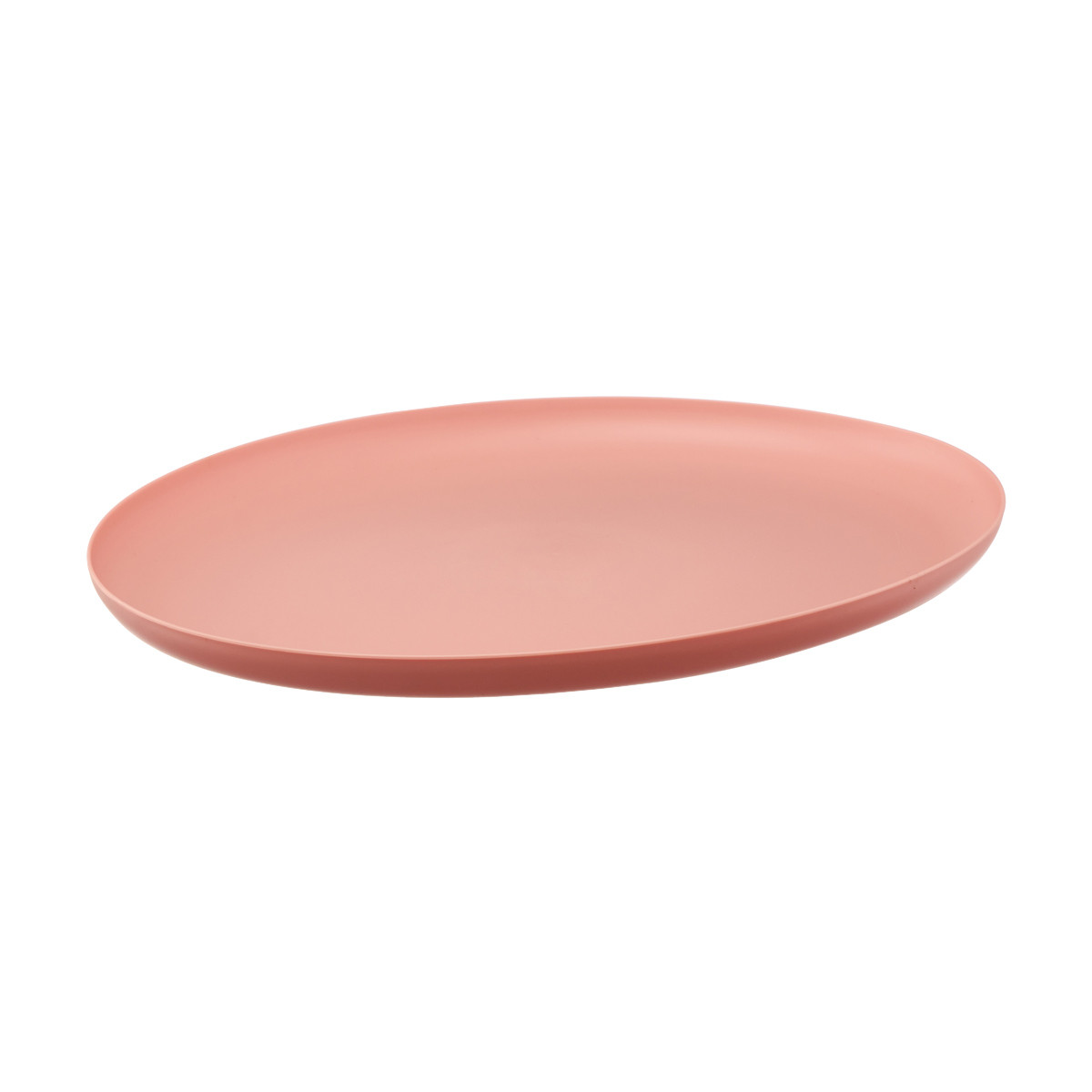 Oval Matte Dinner Plate, Assorted Colors