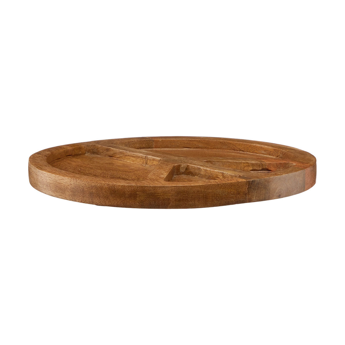 Wooden Peace Sign Snack Serving Tray