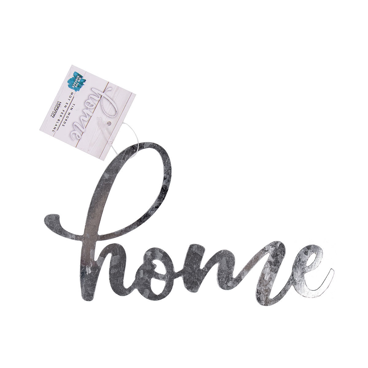 Tin Word Sign - Home