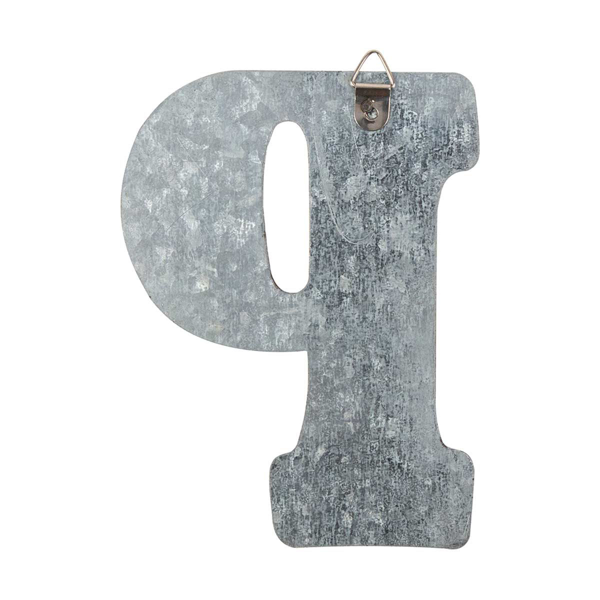 Tin Letter - P, 4 in
