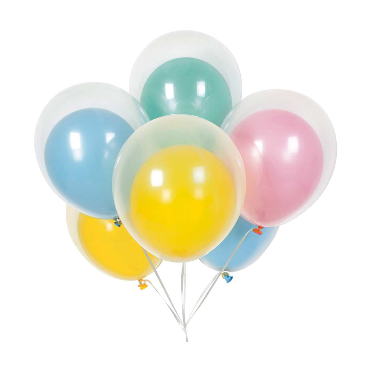 Latex Pastel Double Stuffed Balloon Kit, 24 Piece
