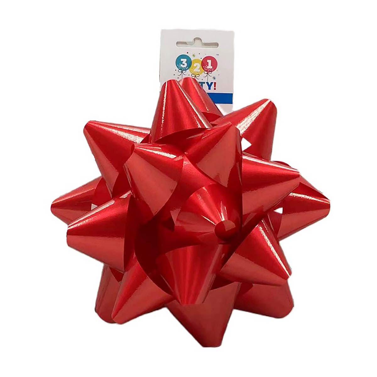 321 Party! Red Lamé Bow, 7 in | Hamilton Place