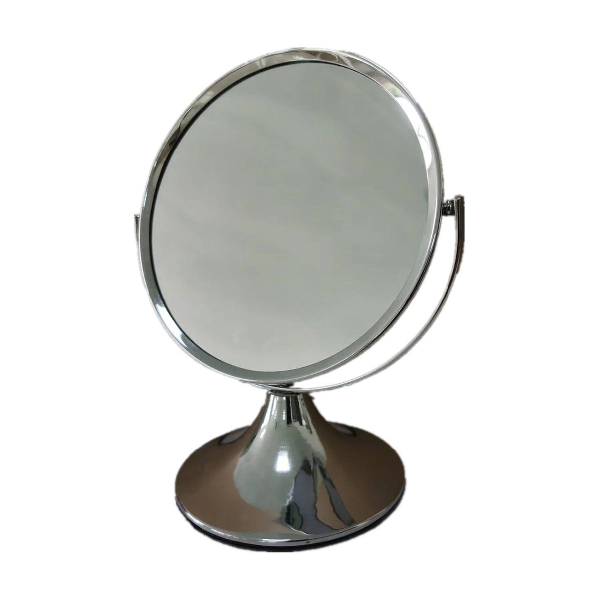 Basic Vanity Mirror with Stand, Chrome