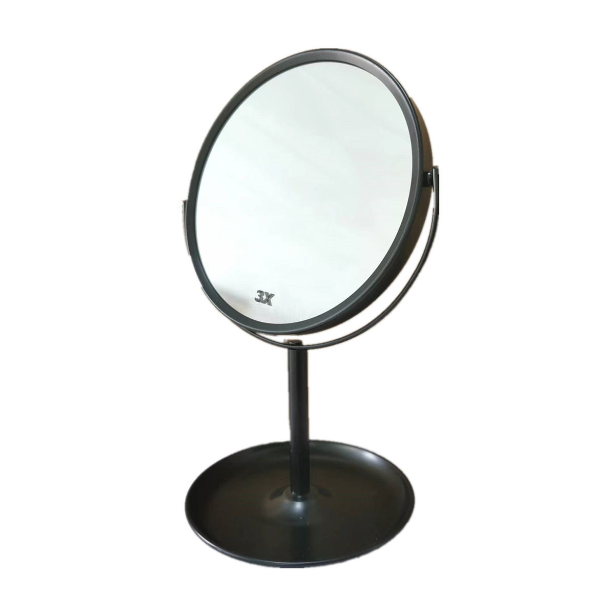 Vanity Mirror with Stand, Black