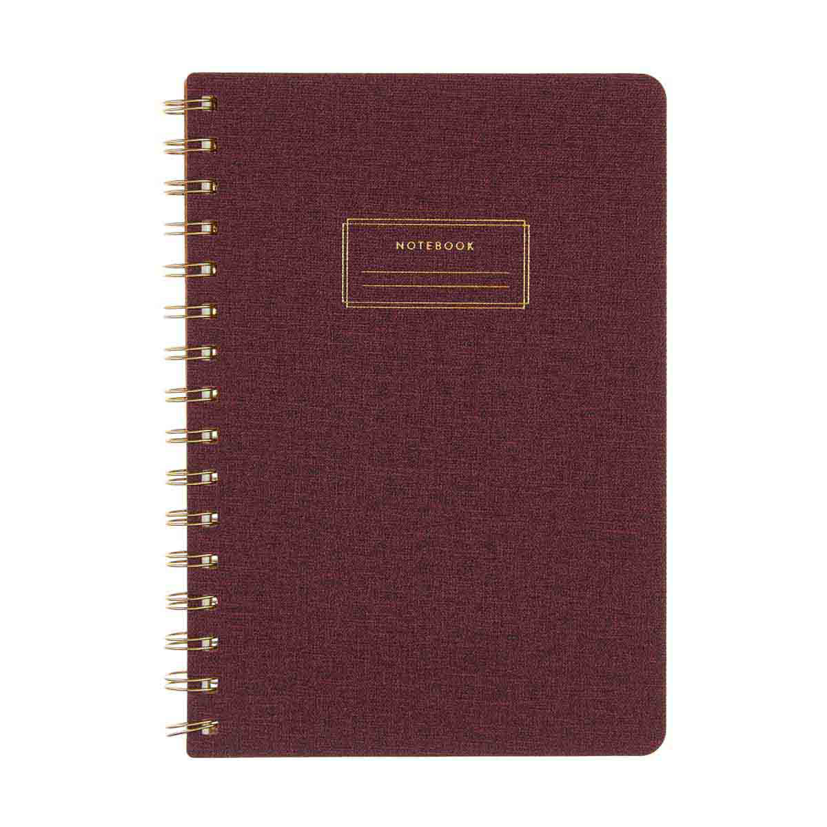Eccolo Oxford Burgundy Spiral Bound Journal, 6 x 8 Inches