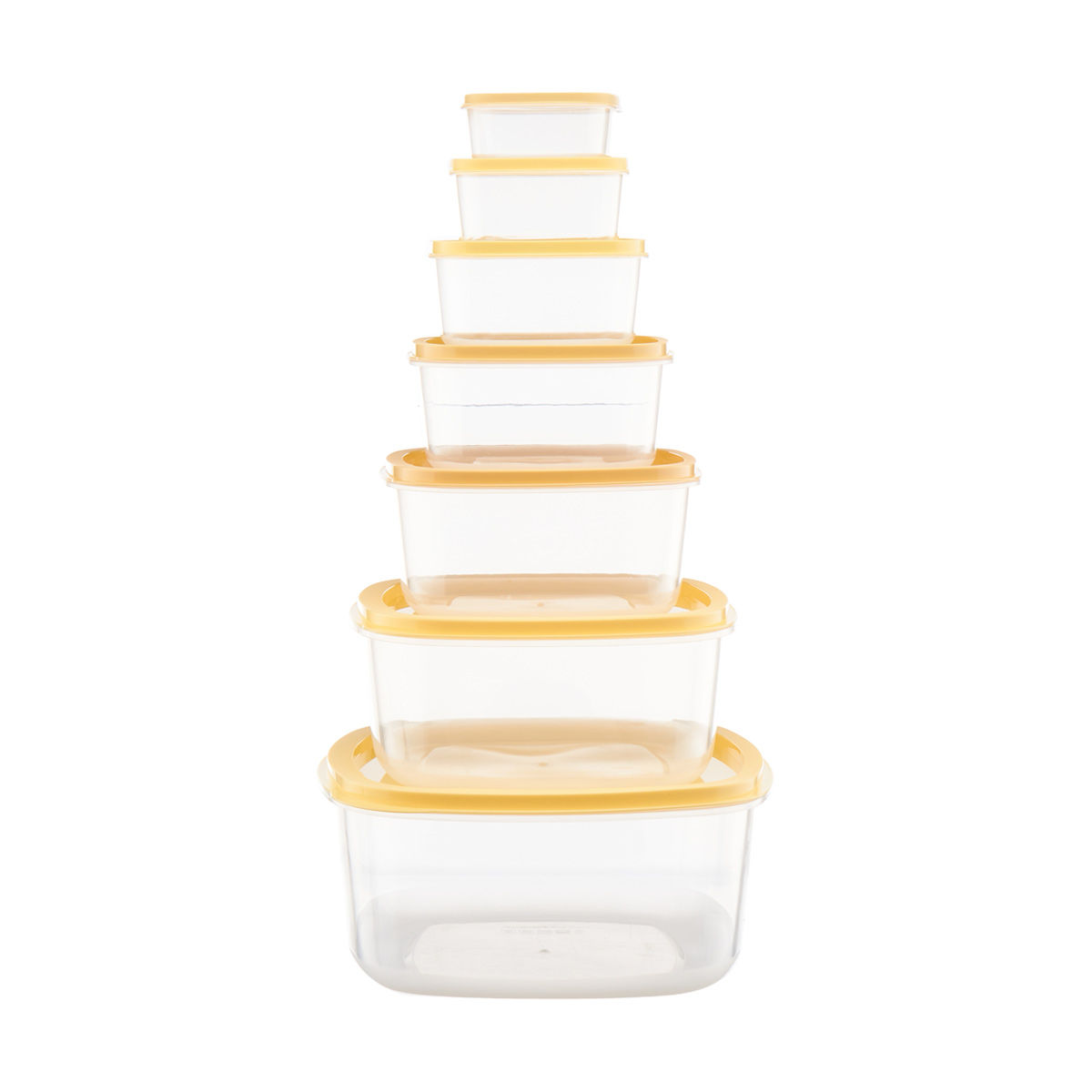 Fresh & Store Square Nesting Food Storage Container Set, 7 Piece