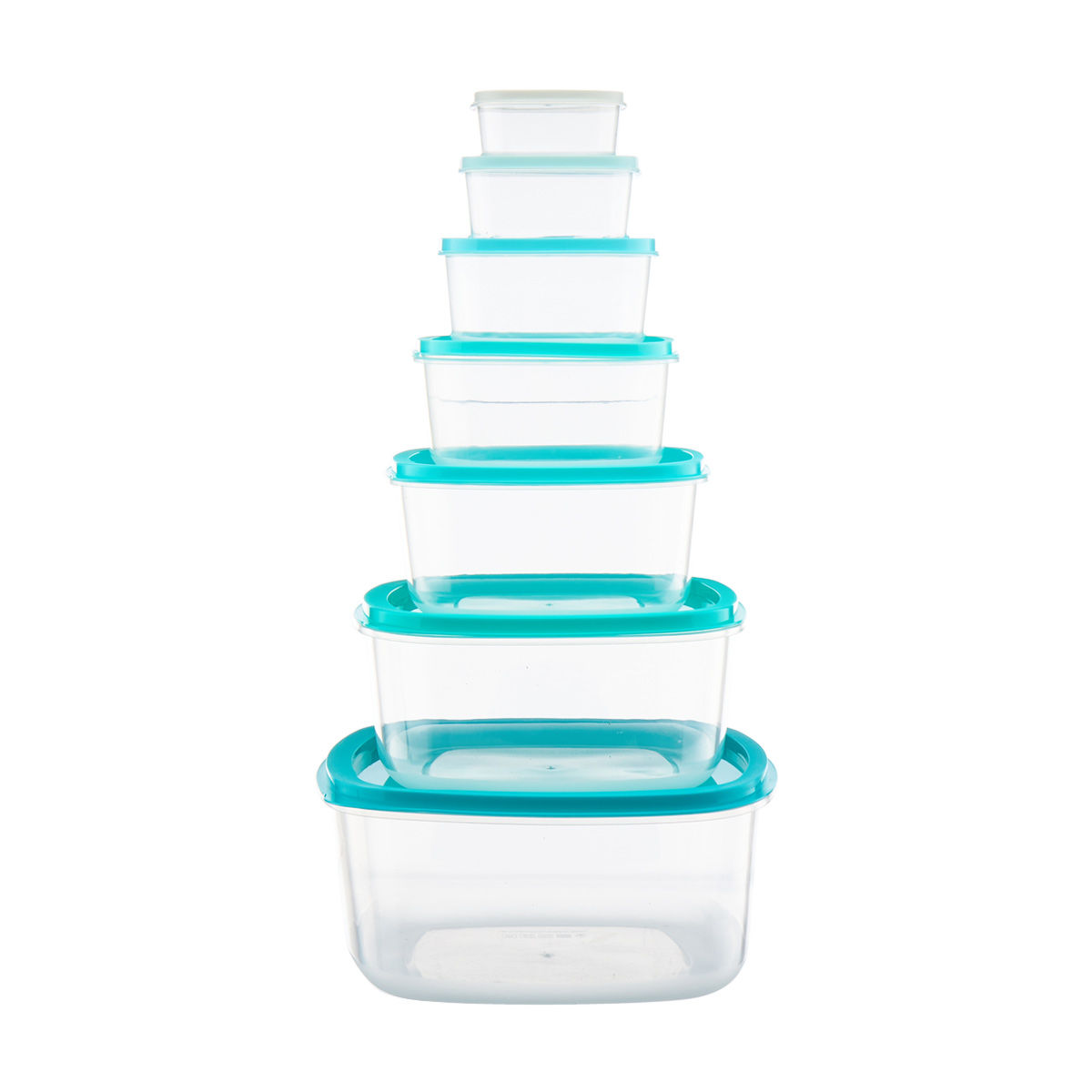 Fresh & Store Square Nesting Food Storage Container Set, 7 Piece