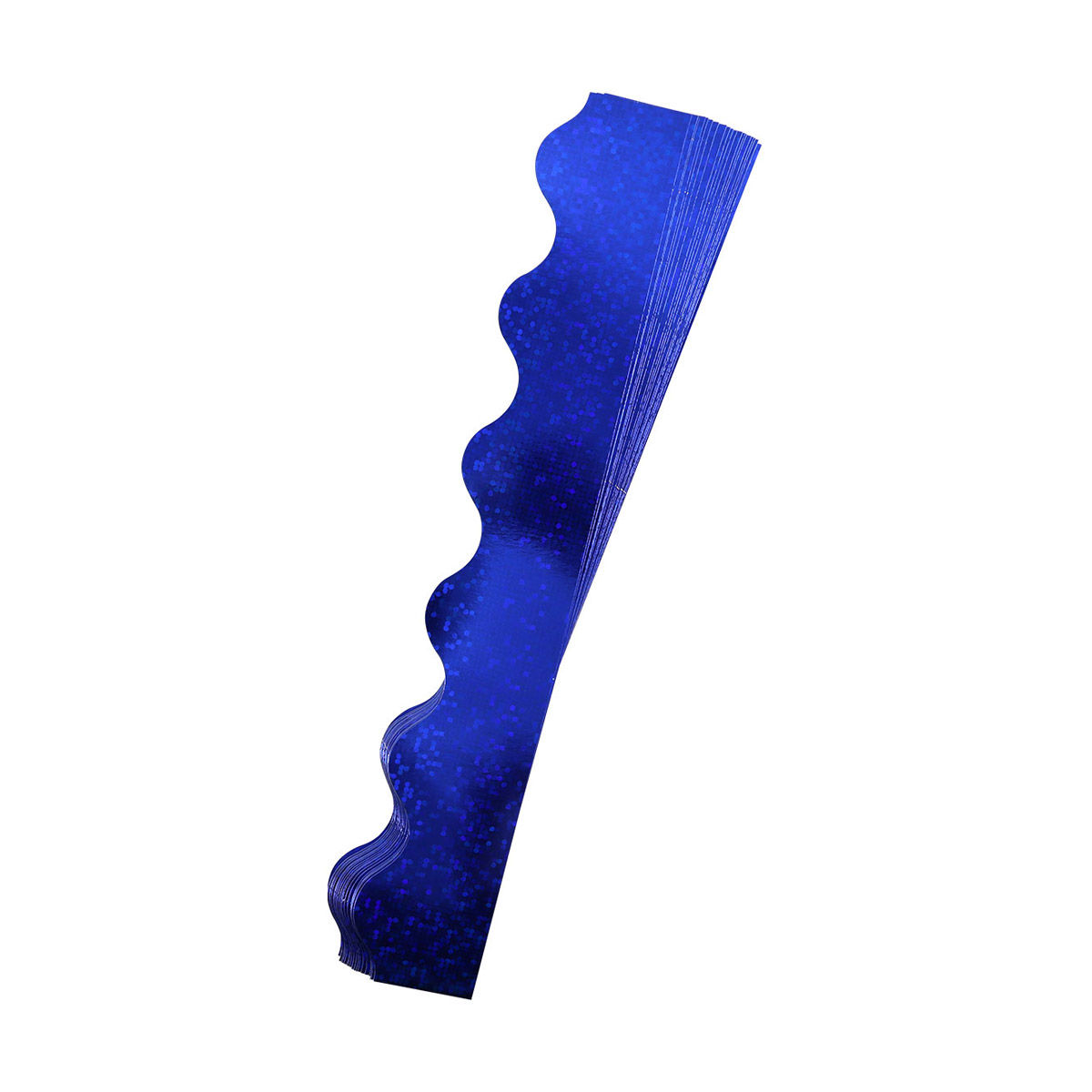 Crafter's Closet Bulletin Board Boarder, Metallic Blue