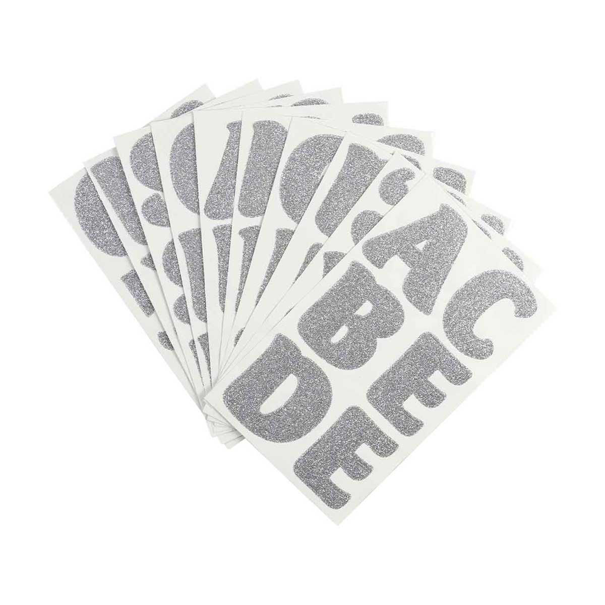 Crafter's Closet Poster Letters, Silver