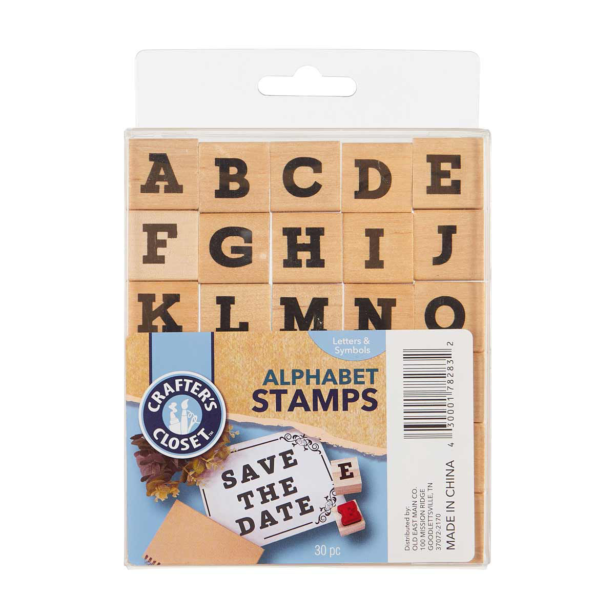 Crafter's Closet Alphabet Stamps